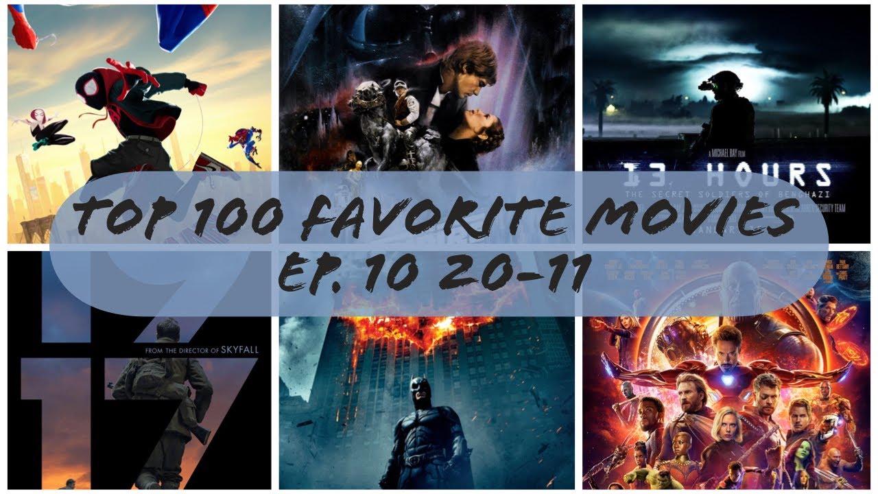 MY TOP 100 FAVORITE MOVIES 20-11!!! - YouTube