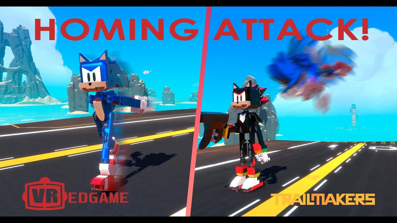 Making Sonic the Hedgehog with working Homing Attack! | Trailmakers ...