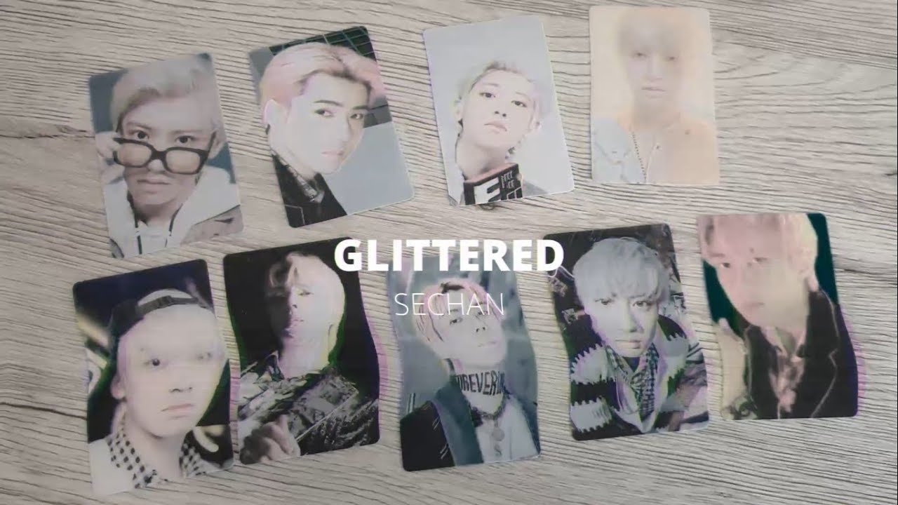 HOW TO MAKE A KPOP DIY GLITTERED PHOTOCARDS | Haneul Shoppe - YouTube