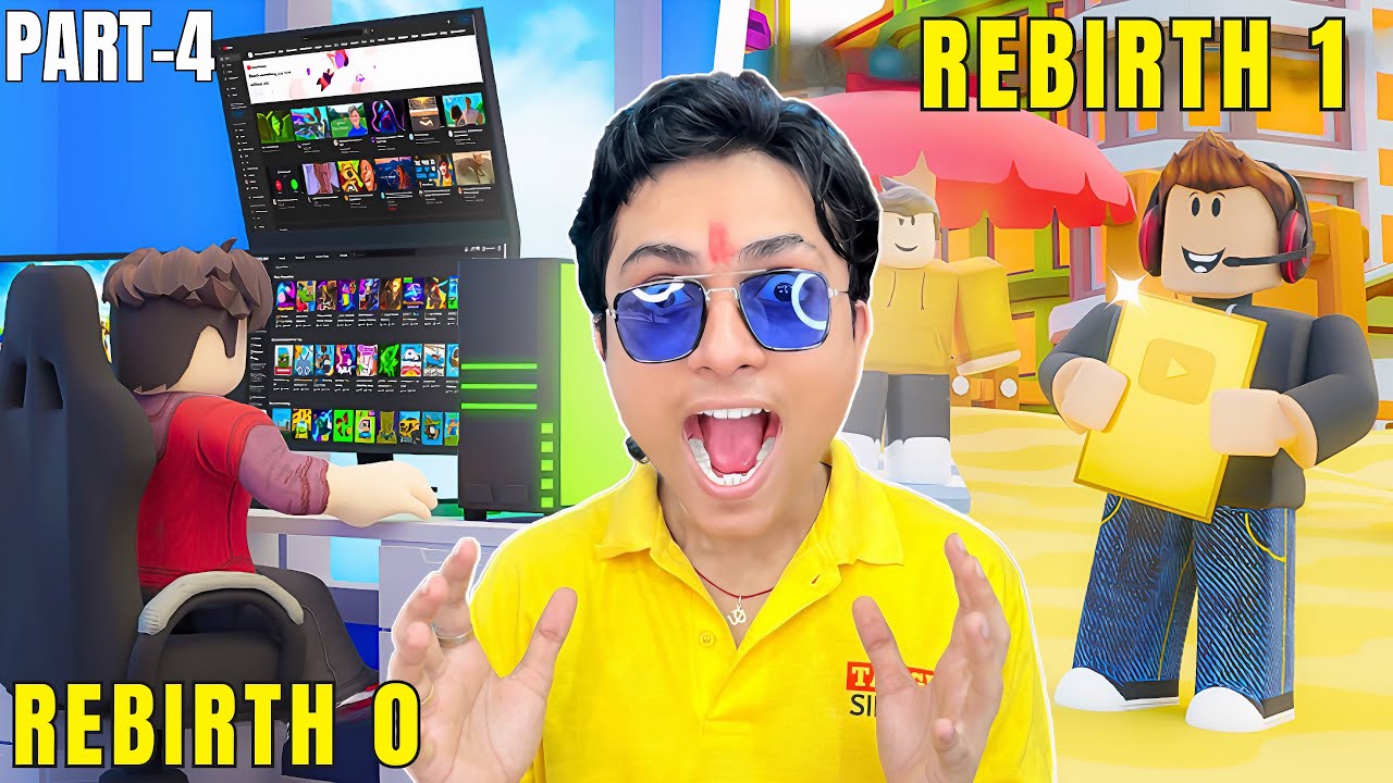 THE END! YOUTUBER TYCOON FIRST REBIRTH IN ROBLOX😱 - YouTube