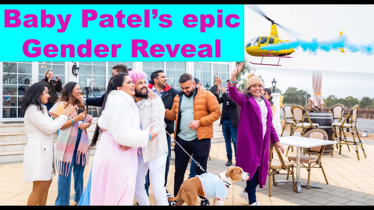 Baby Patel's epic Gender Reveal Adelaide - YouTube