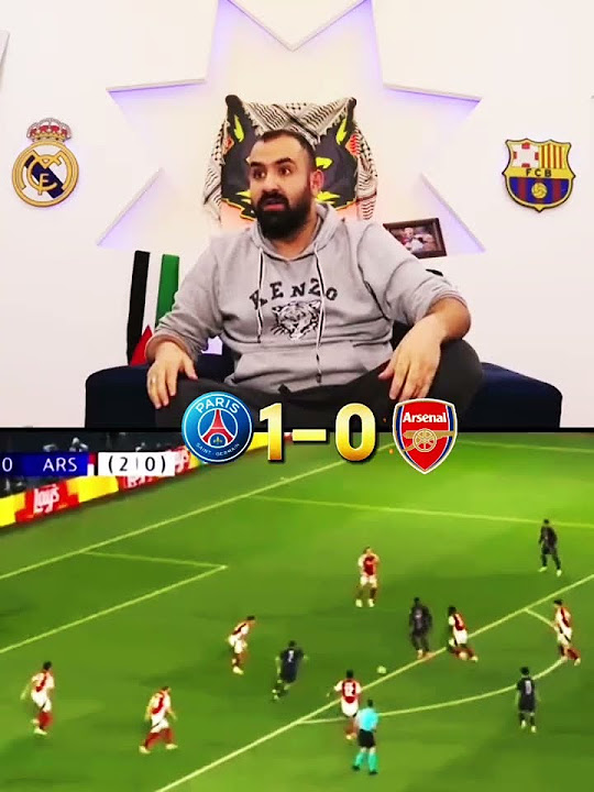 PSG 2 - 1 Arsenal league #psg #arsenal #footballshorts #viralshorts #goals #football #soccer ...