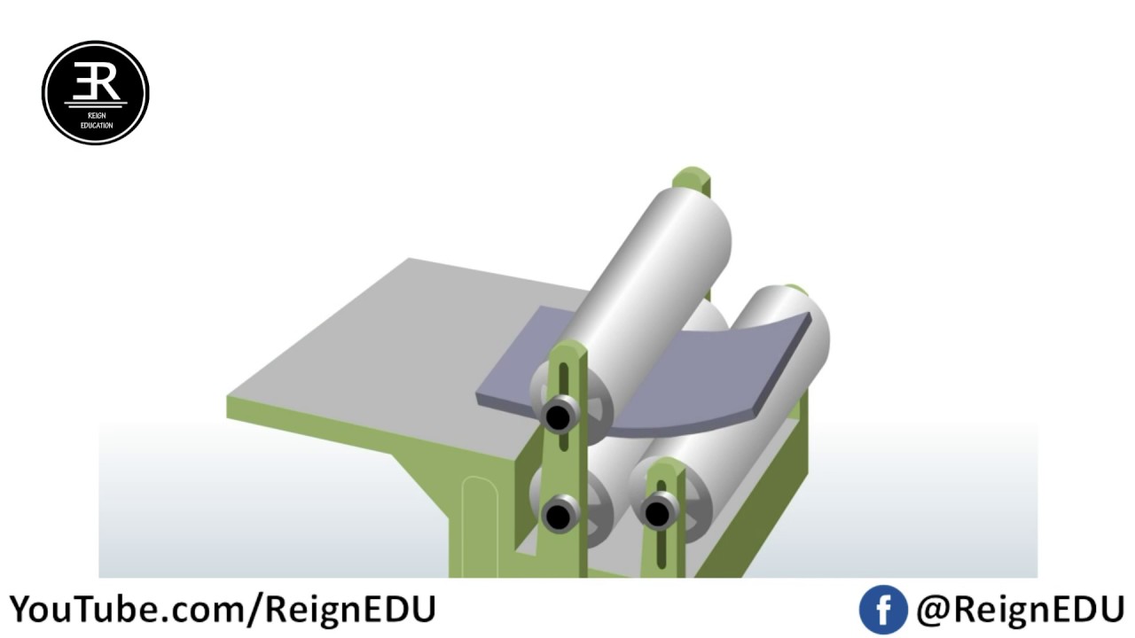 Bending (Sheet Metal Work) - ReignEdu Animation Series #4 - YouTube