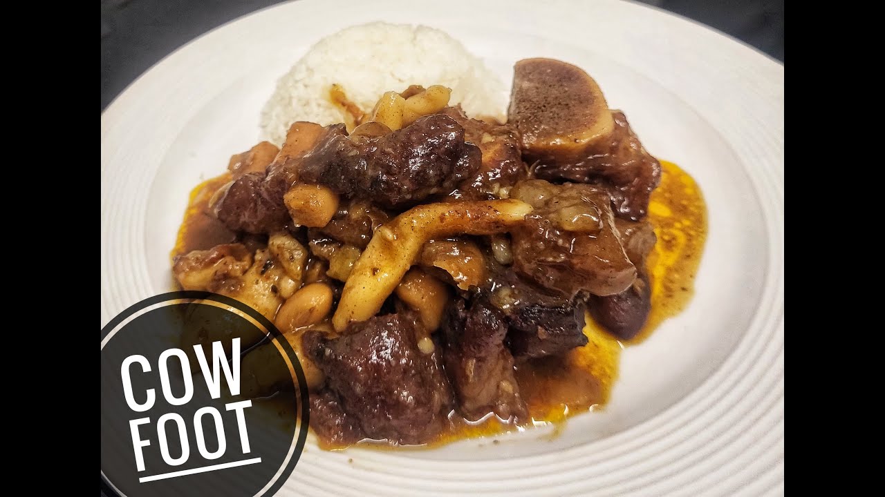 Brown Stew Cow Foot - YouTube