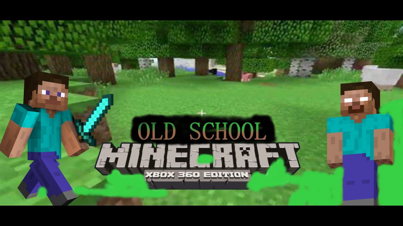 Old School Minecraft Xbox 360 Edition Gameplay Survival Nostalgic Gameplay Solo😱🥶😁 - YouTube