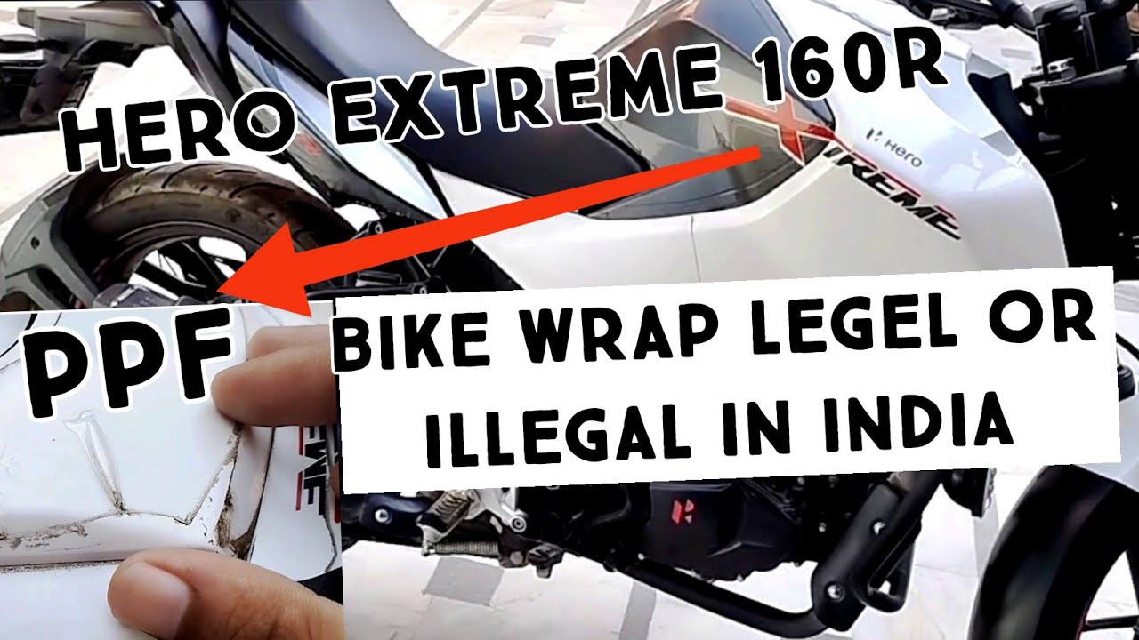 Hero Extreme 160r Lamination/Modification | PPF Installation | Full ...