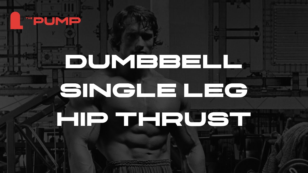 Dumbbell Single Leg Hip Thrust - YouTube