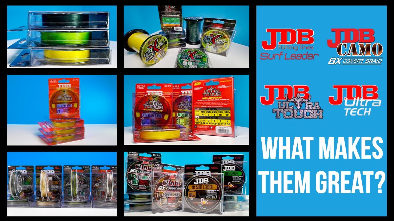 JDB Fishing Braid - What makes them so great? - YouTube