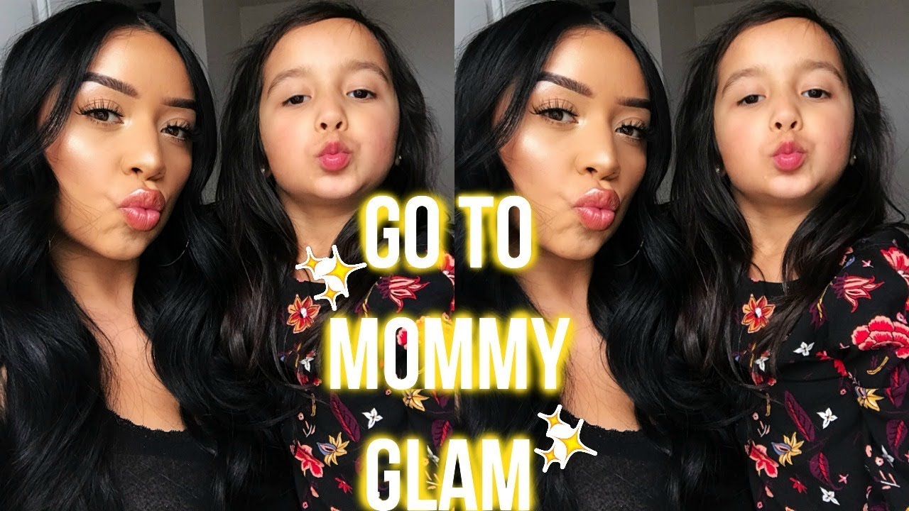 MY GO TO MOMMY GLAM MAKEUP LOOK | SUPER EASY | Oh!MGlashes - YouTube