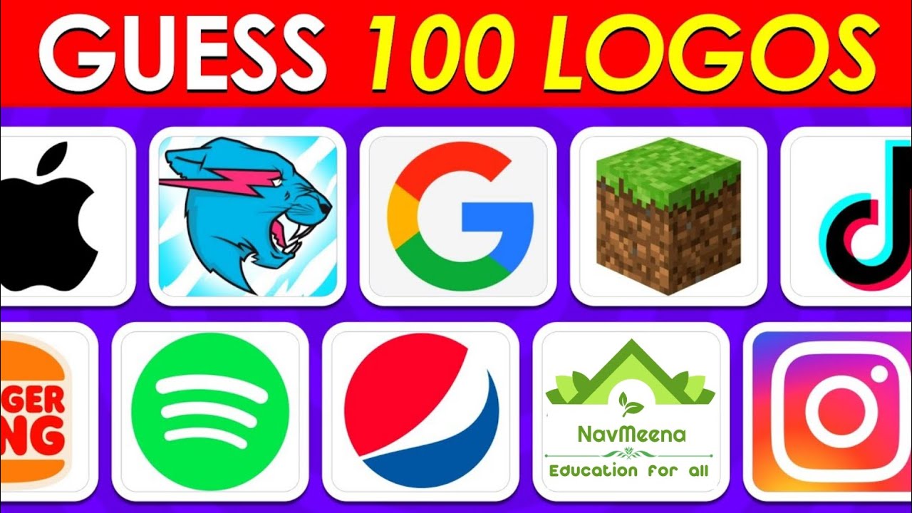 How Many Logos Can You Identify in 3 Seconds? | NavMeena Challenge ...