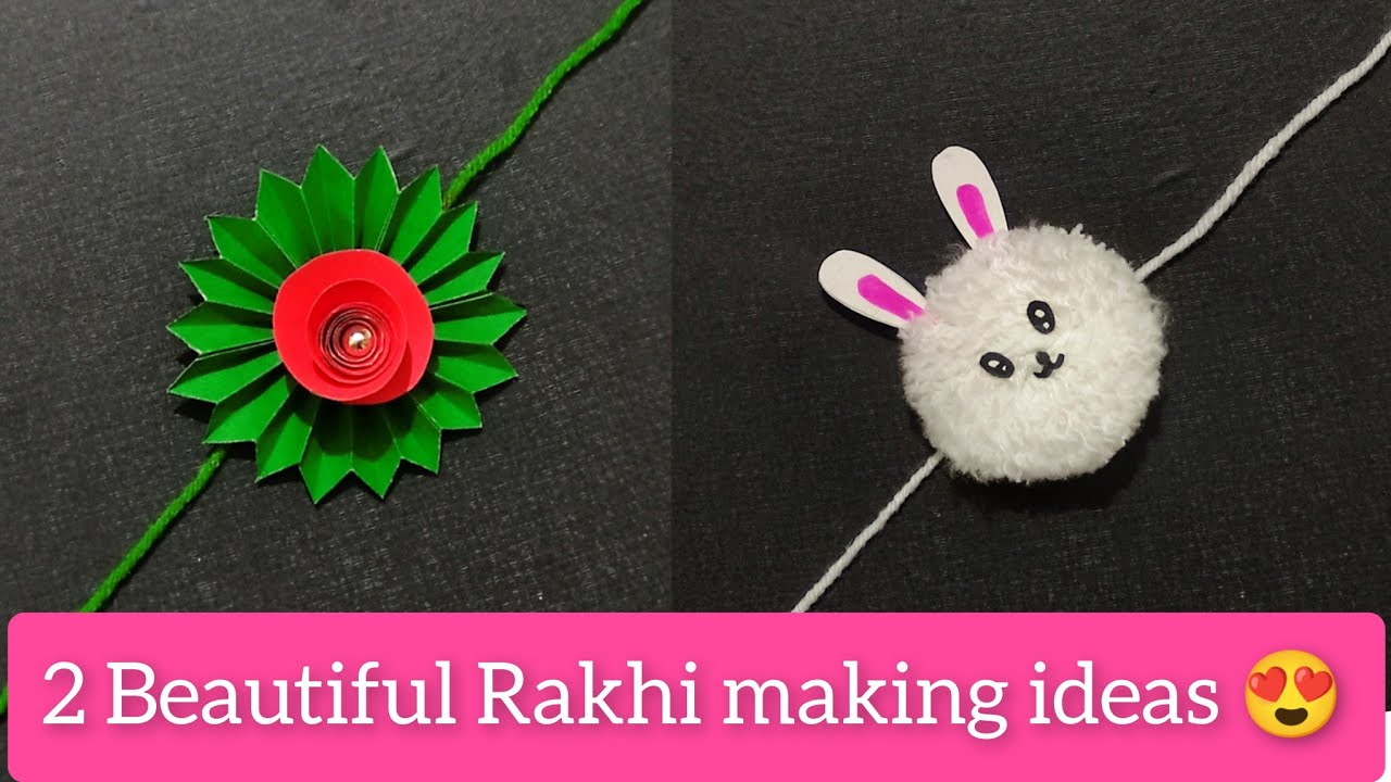 DIY Easy & Beautiful Rakhi Making Ideas at Home | How to make Rakhi ...