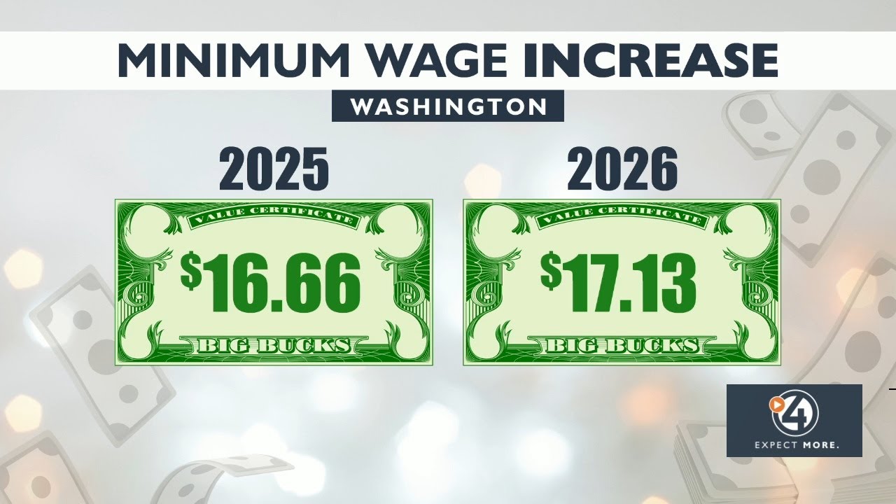 Washington minimum wage increase - YouTube