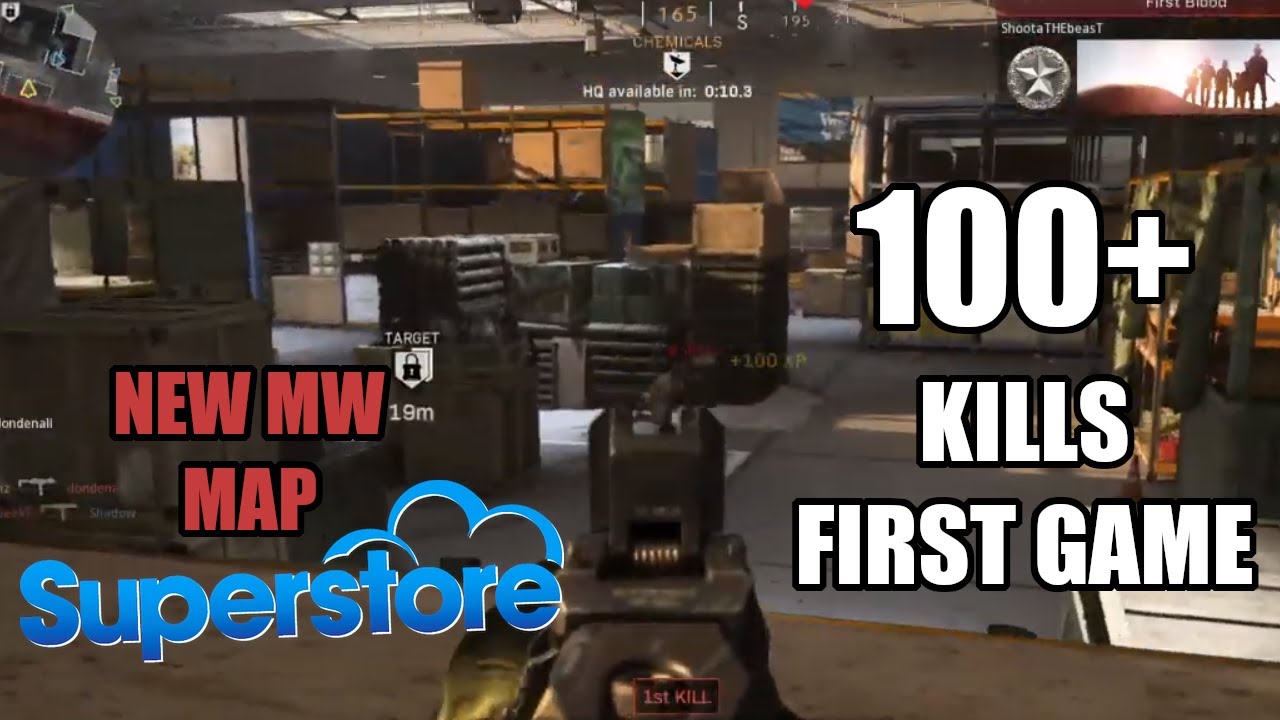 100+ Kills On New Map - Superstore MW - YouTube