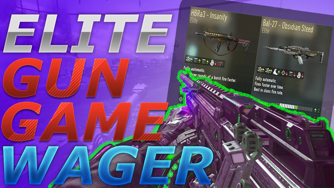 "GUN GAME GAMBLE" Advanced Warfare GUN GAME Wager Match! - YouTube