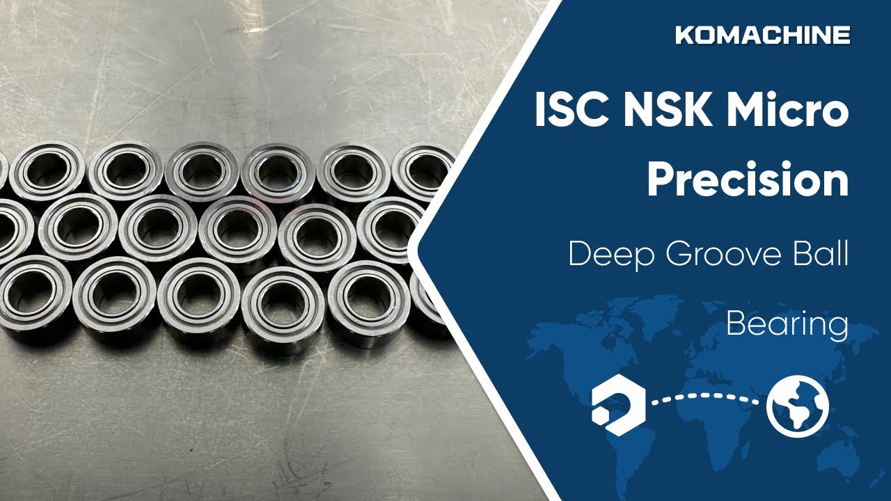 ISC NSK Micro Precision / Deep Groove Ball Bearing (MR105ZZ) / INV-03517 - YouTube