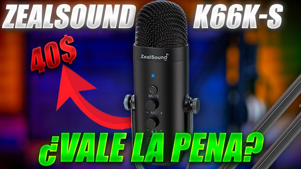 🎙 Micrófono ZealSound k66k-s ¿Vale la pena por 40$? 🎙 - Review y ...