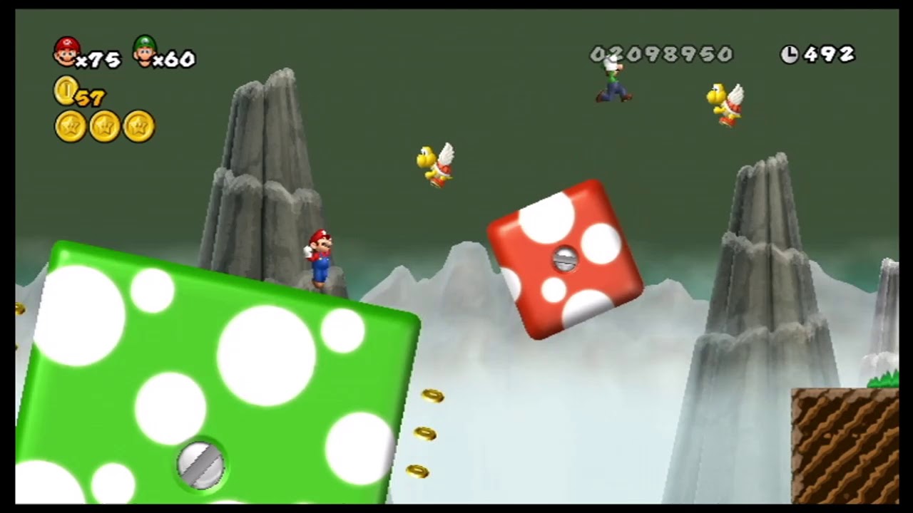 Newer Super Mario Bros. Wii - World 3 (2 Players) - YouTube