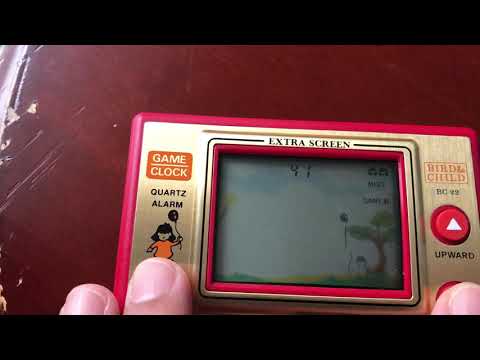 Game Clock LCD game Bird & Child