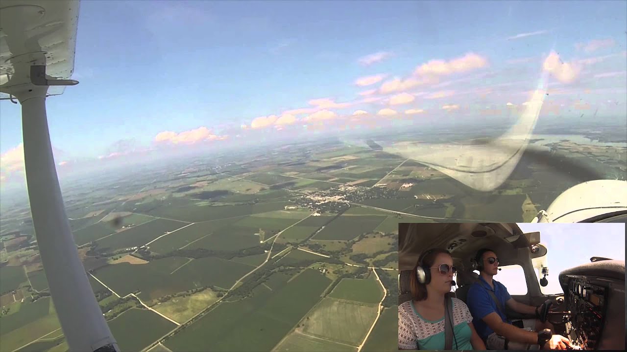 C172 Episode 2 - Melina's first passenger flight - YouTube