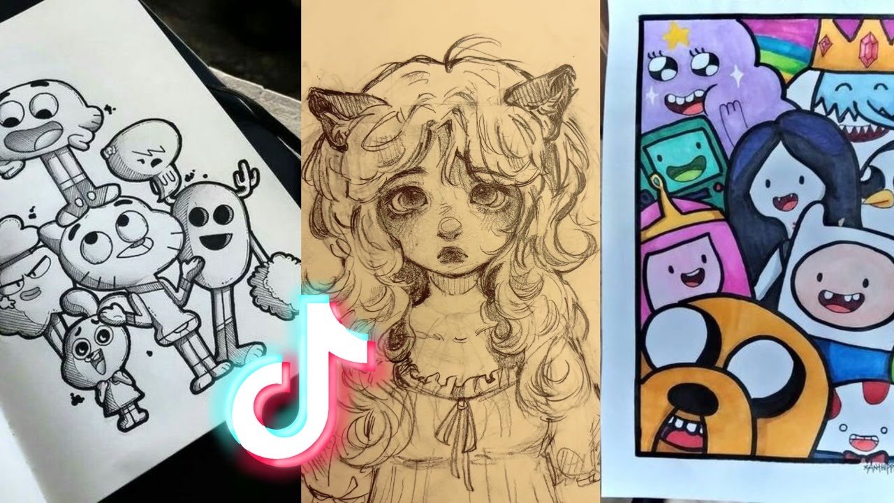 🖼️ 20 Minutes of Random Art TikToks 🎨 Best Drawing TikTok Compilation ...