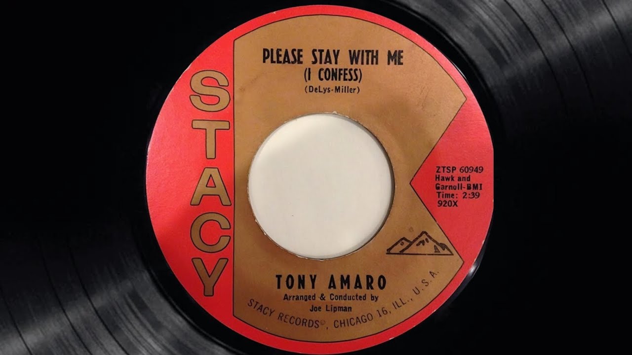 Tony Amaro - Please Stay With Me (I Confess) (1959) - YouTube