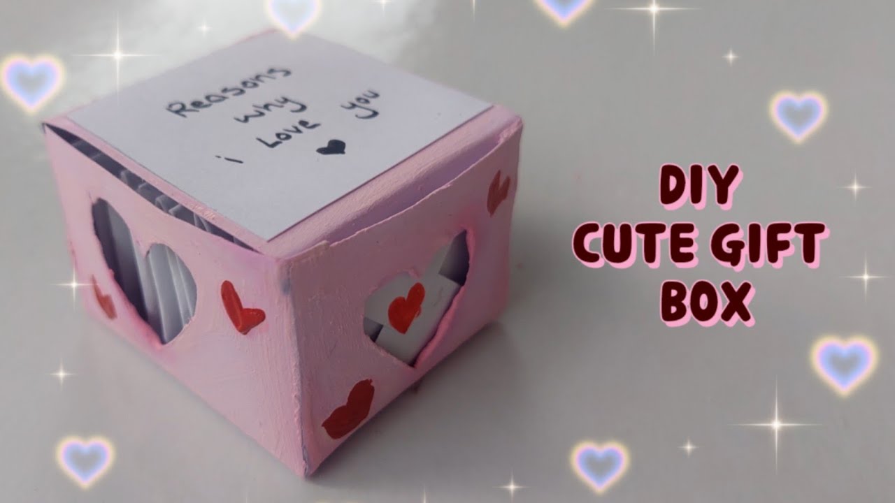 DIY PAPER GIFT BOX -cute paper gift ideas // CUTE WAY TO EXPRESS YOUR ...