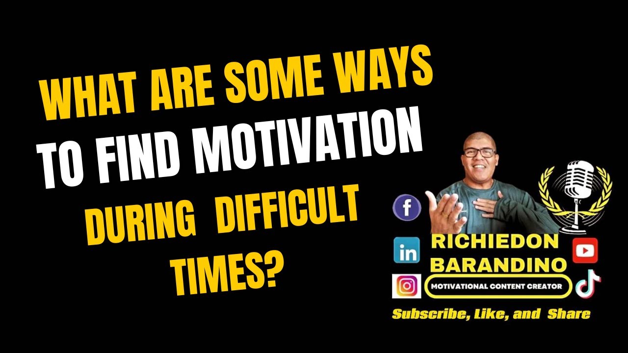 How To Find Motivation In Times Of Despair - YouTube