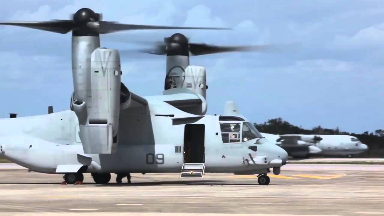 ONE OF A KIND US Military V 22 Osprey Tiltrotor Aircraft - YouTube