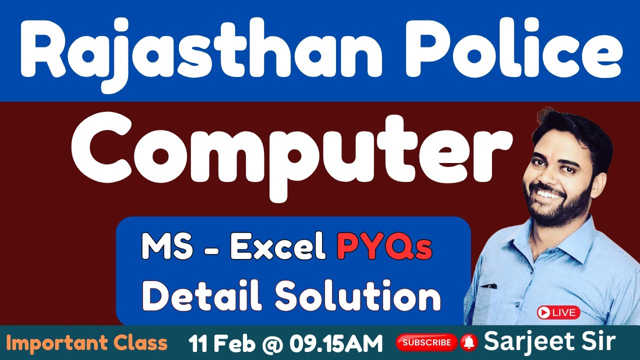 Paper Solution Raj Police Constable 2020 Shift - I | Surprising Raj ...