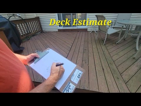 Deck Estimate - YouTube