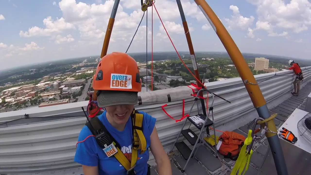Amber New: Over the Edge for Charity (SHORT VIDEO) - YouTube
