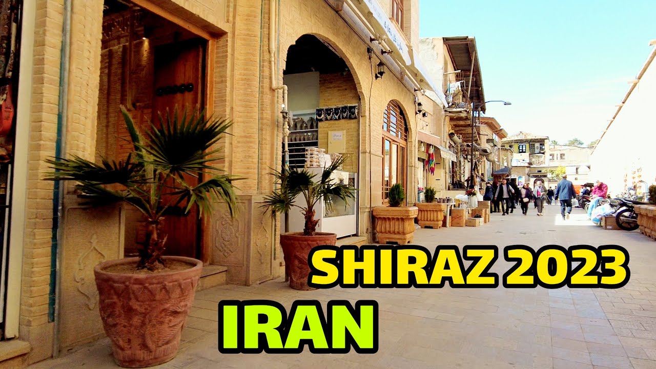 IRAN(4K), Walking street tour in SHIRAZ 2023 - YouTube