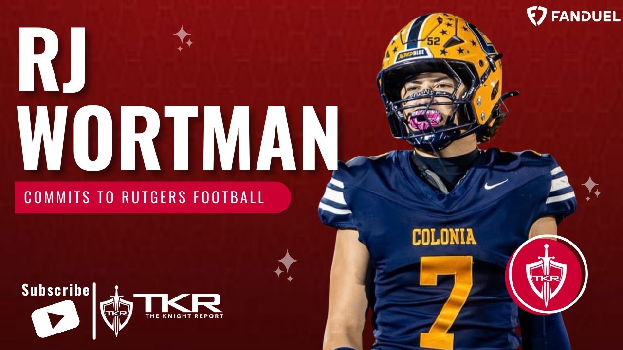 Instant Reaction to Rutgers Football landing 2026 ATH RJ Wortman ...