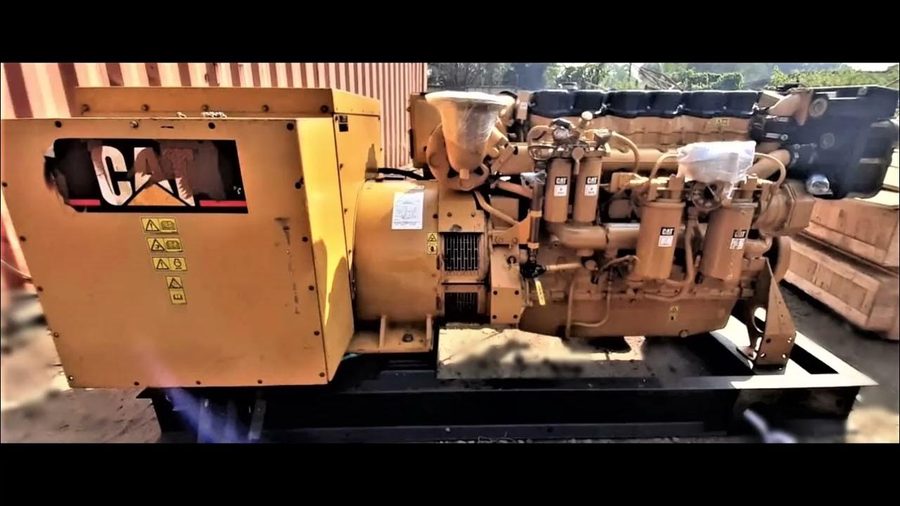Unused Caterpillar C18 Marine Gensets, 60 Hz, 532KVA, 425KW - YouTube