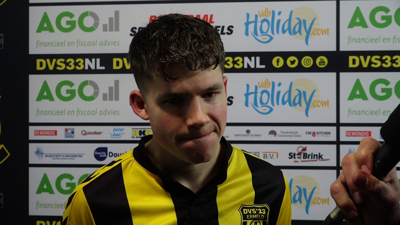 Olivier Pilon na DVS'33 Ermelo tegen Jong Almere City - YouTube