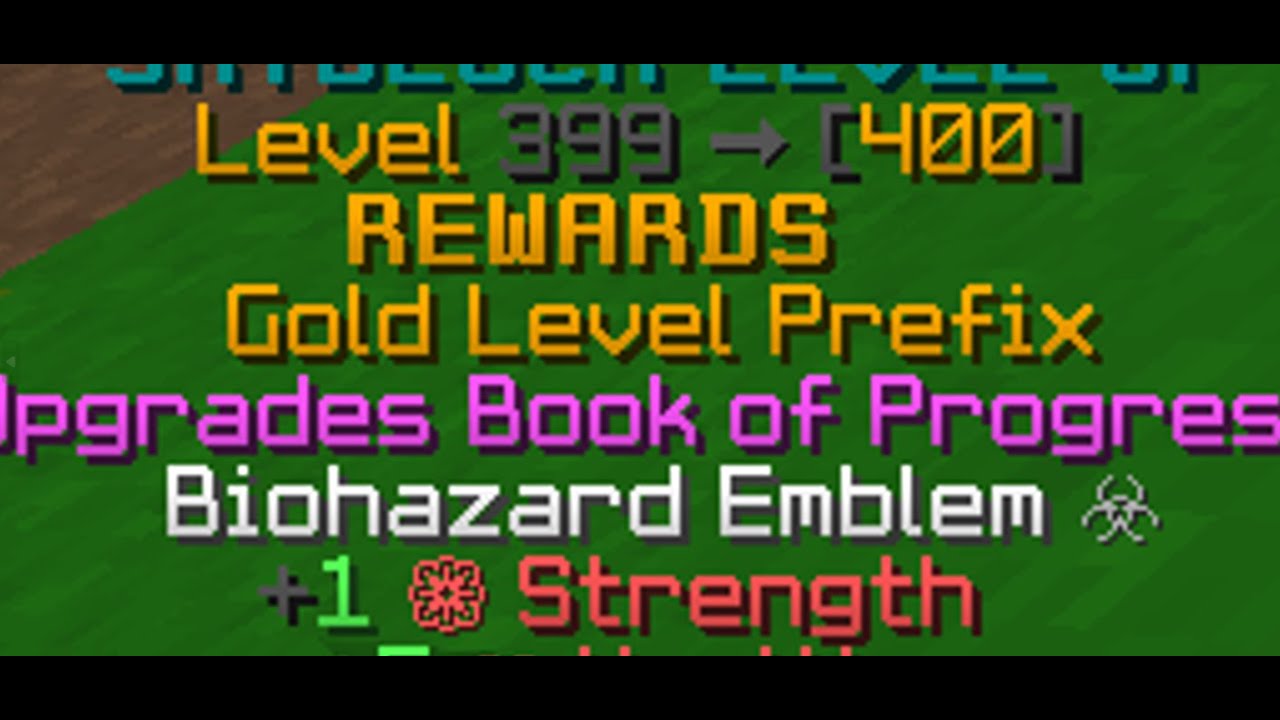 enjoy sb player hitting 400 level... 【Hypixel Skyblock】【ハイピクセル スカイブロック】 - YouTube