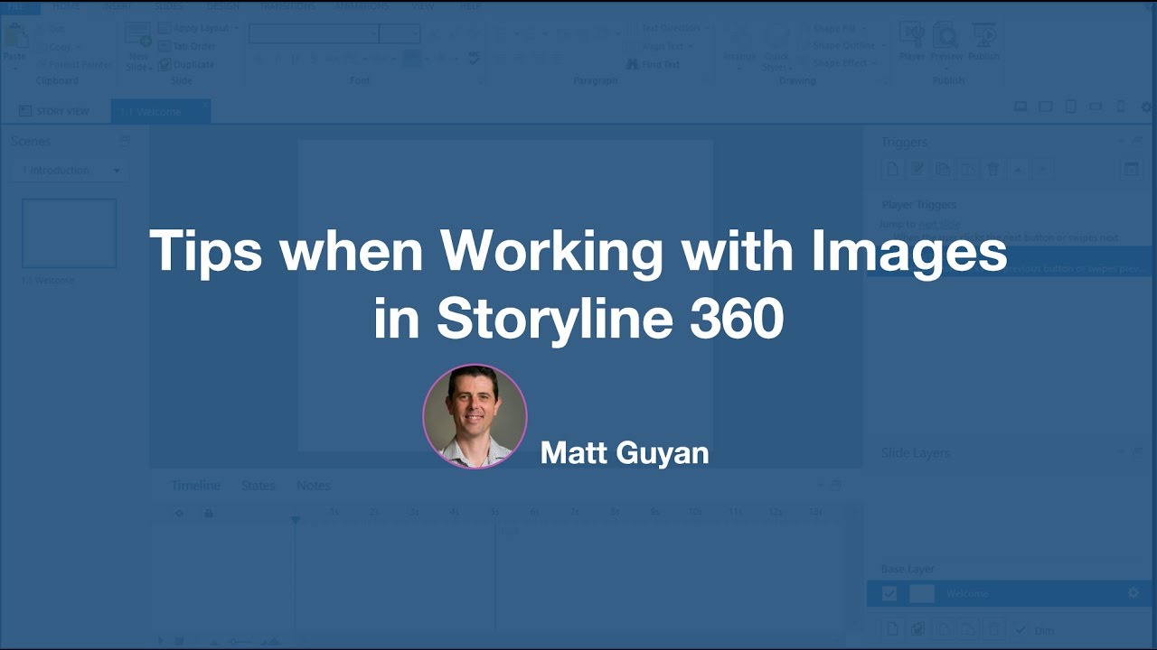 Tips when Working with Images in Storyline 360 - YouTube