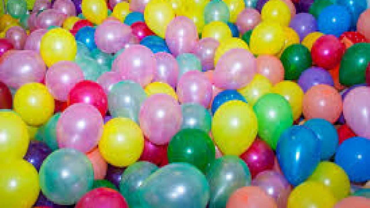 Balloons Шарики воздушные шарики лопает много воздушных шаров Balls ...