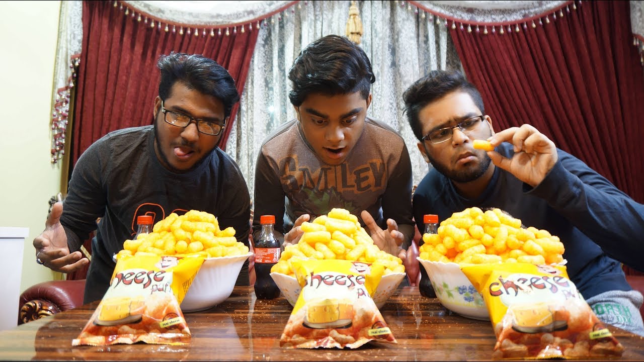5000 Calories CHEESE PUFFS CHALLENGE | BANGLADESH - YouTube