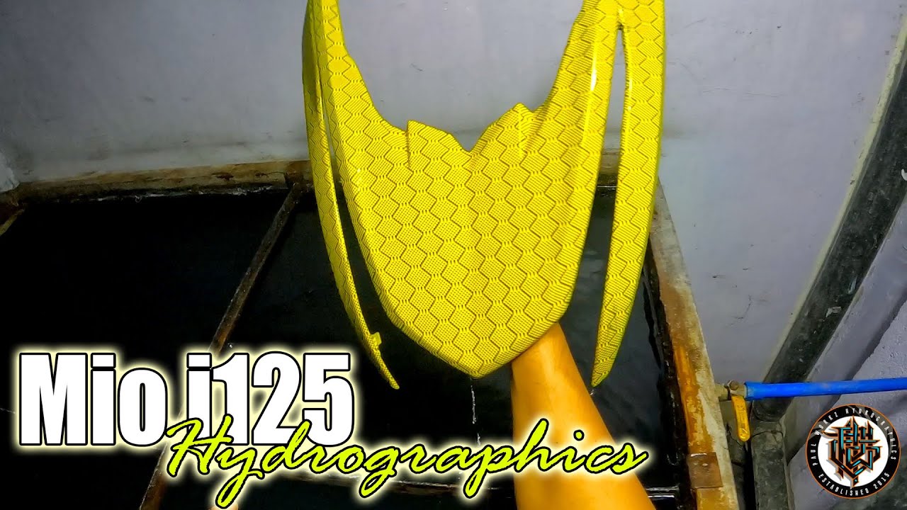 Mio i 125 Lemon Yellow Honeycomb Finish - YouTube
