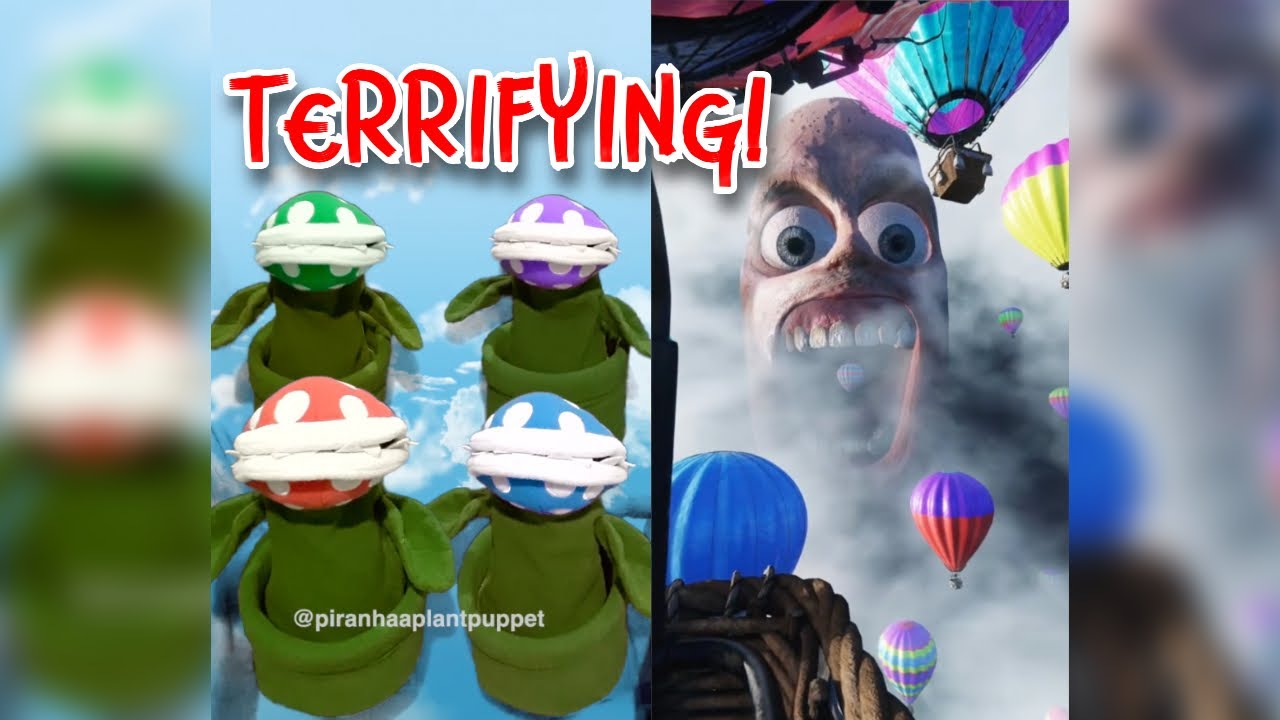 Piranhaa Plants getting SCARED for almost 8 minutes straight 😳 - YouTube