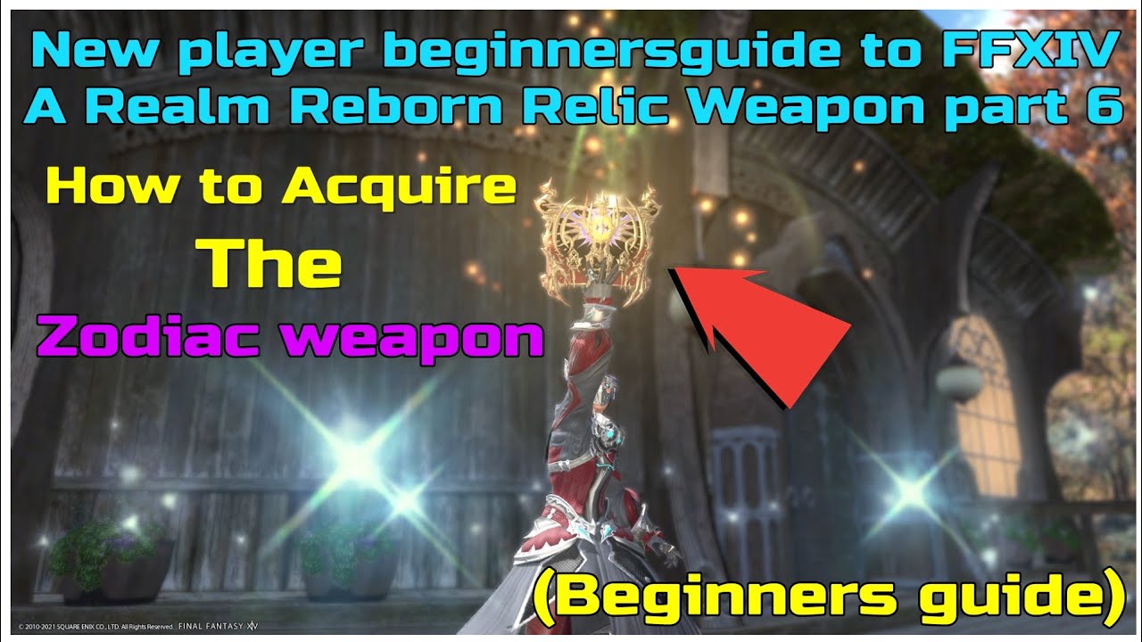 New player beginnersguide to FFXIV A Realm reborn Relic weapon part 6 ...