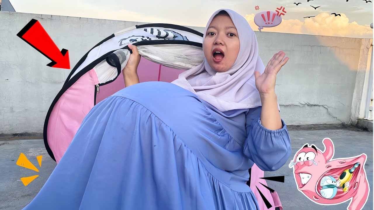 KAGET‼️ TIBA TIBA HAMIL BESAR 😲 MULES LANGSUNG MELAHIRKAN DITENDA - YouTube