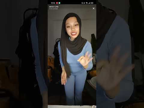 nurselek hijab padu live bigo