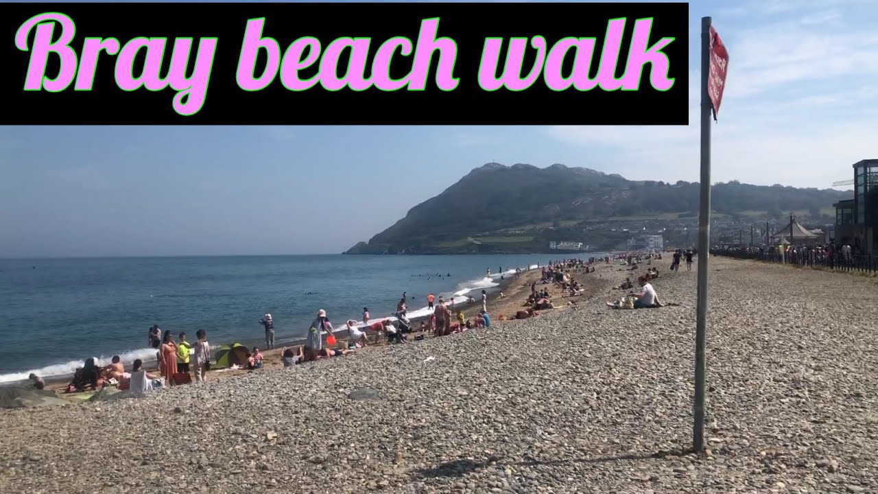 Bray Beach walk on sunny day|Travel with Atiq - YouTube
