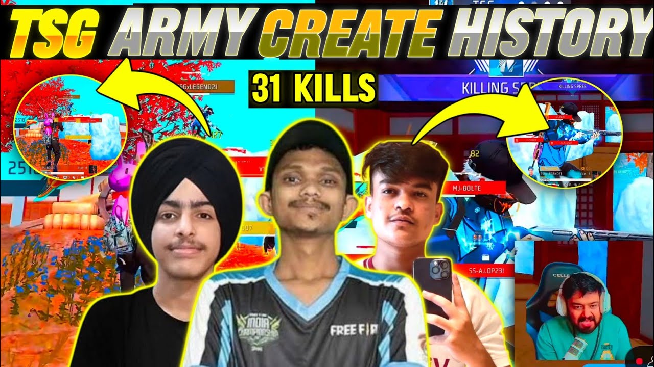 TSG ARMY CREATE A HISTORY HIGHEST KILL AND BOOYAH RECORD | RIVISION ...