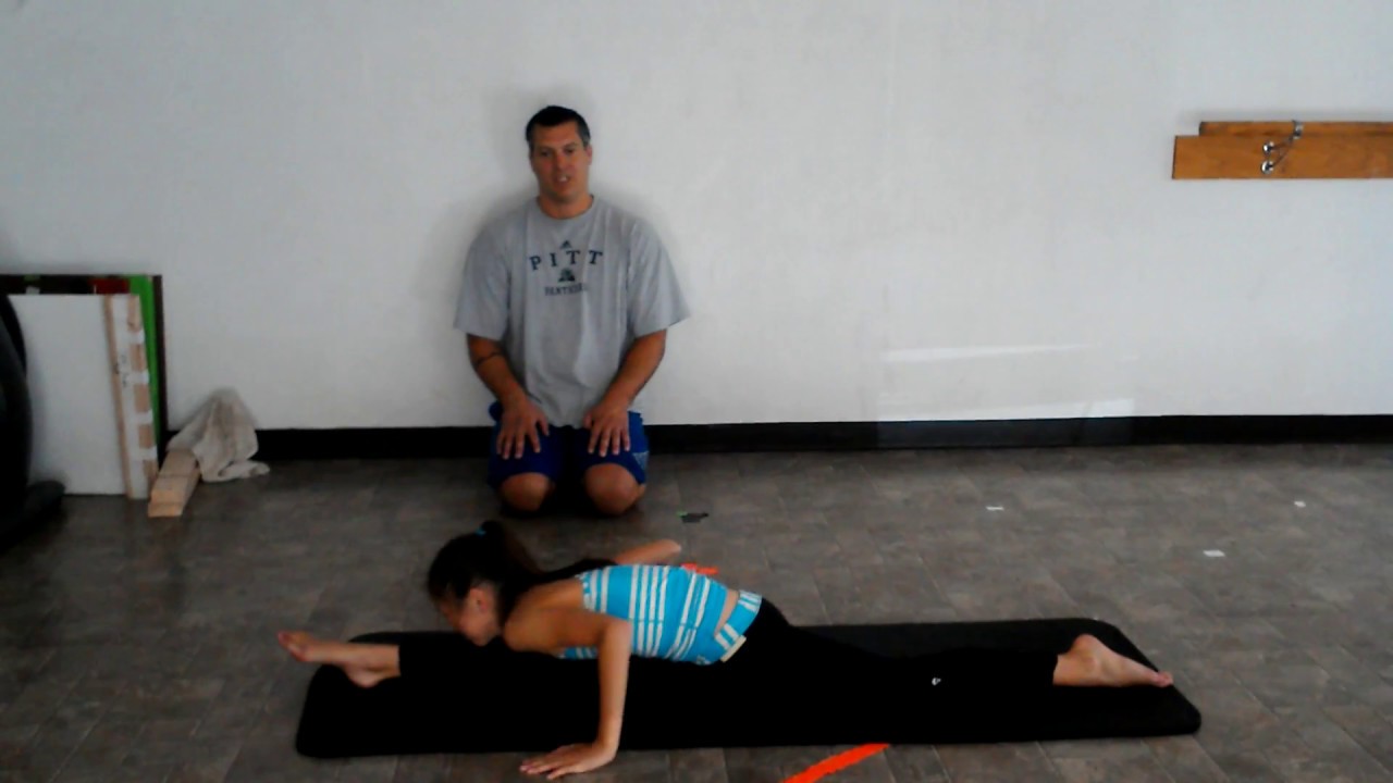 Front Split Stretch Progression for Spins & Glides - YouTube