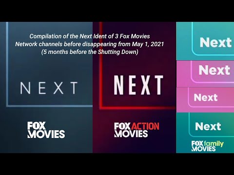 Compilation of the Next Ident of Fox Movies Network before disappearing ...