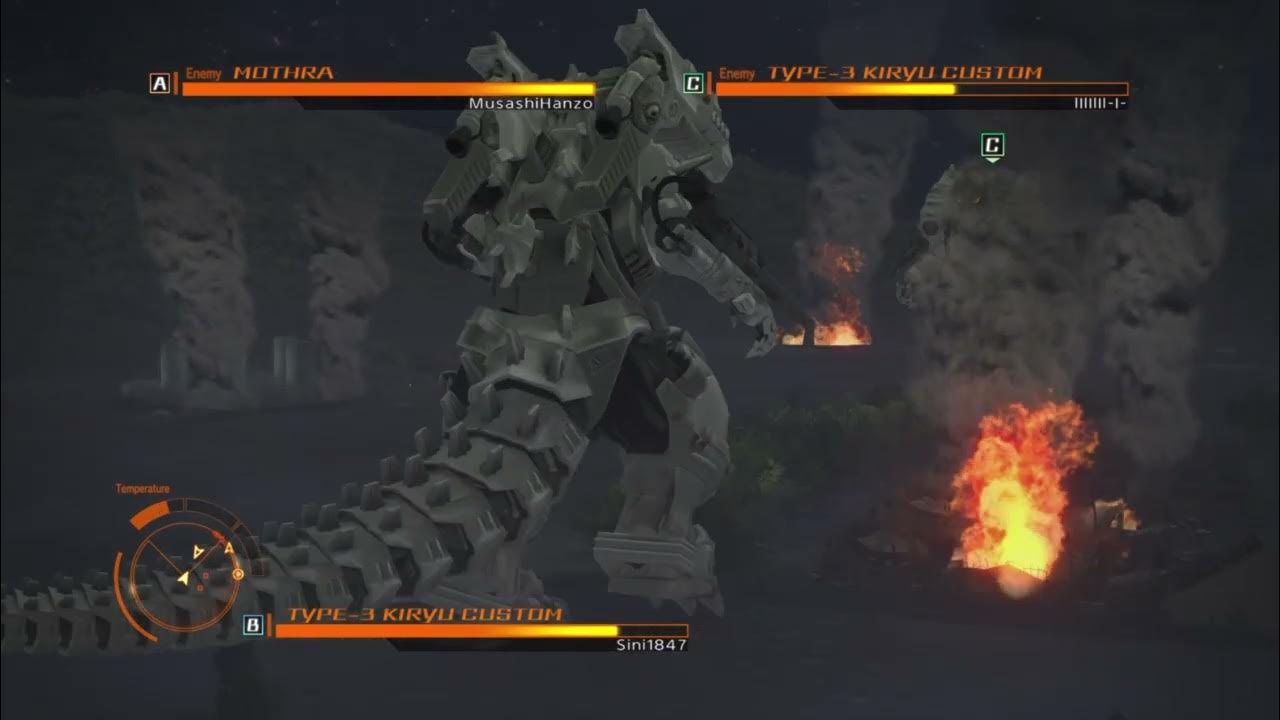 GODZILLA PS4 : Type-3 Kiryu vs Mothra vs Type-3 Kiryu - YouTube