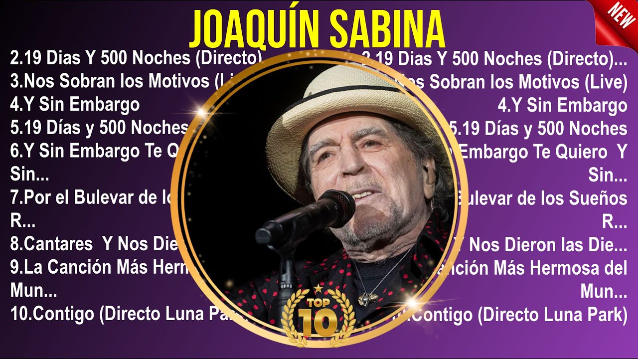 Joaquín Sabina Sus Mejores Canciones 2024 ~ Joaquín Sabina 2024 MIX ...